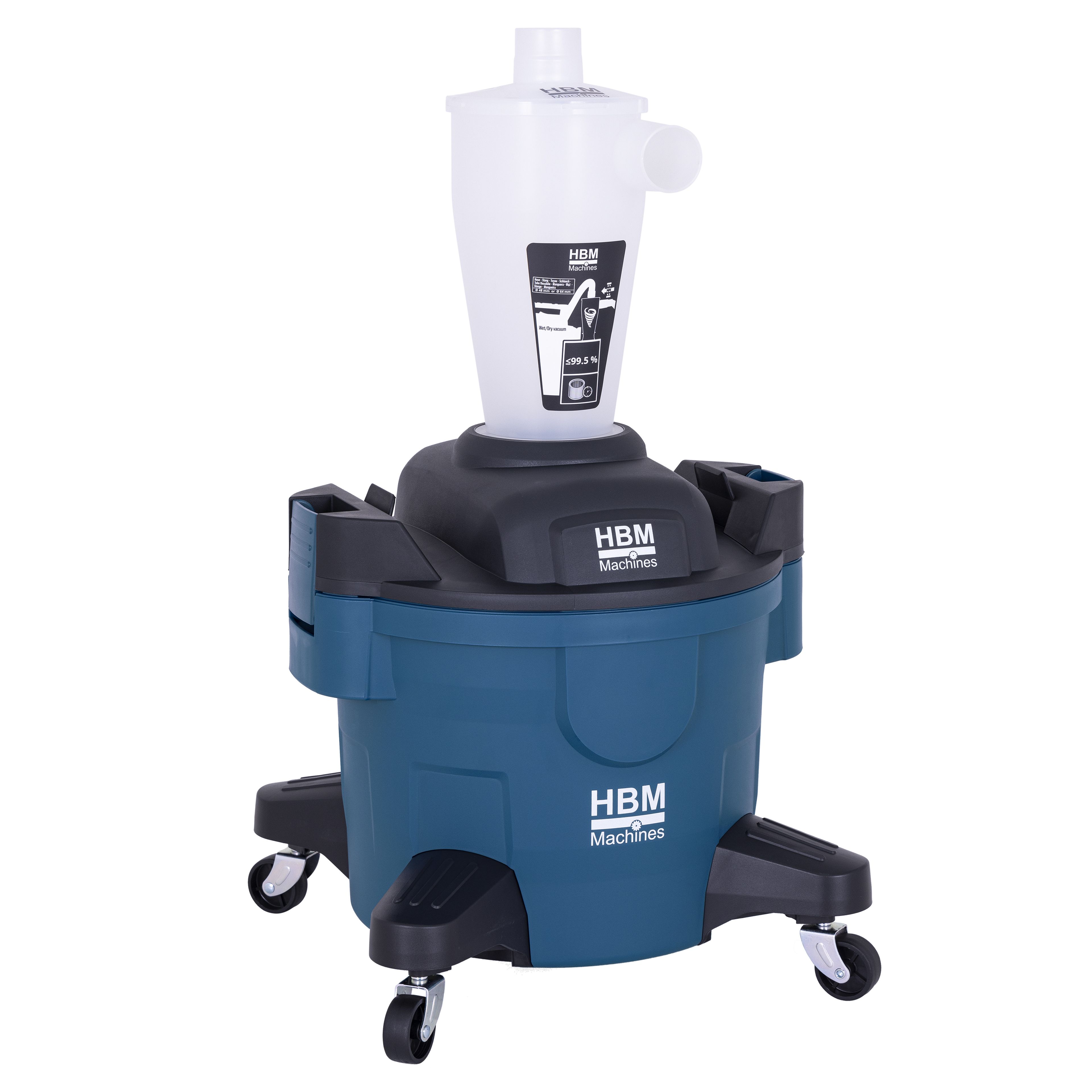 HBM extractor de polvo de 23 litros | HBM Machines